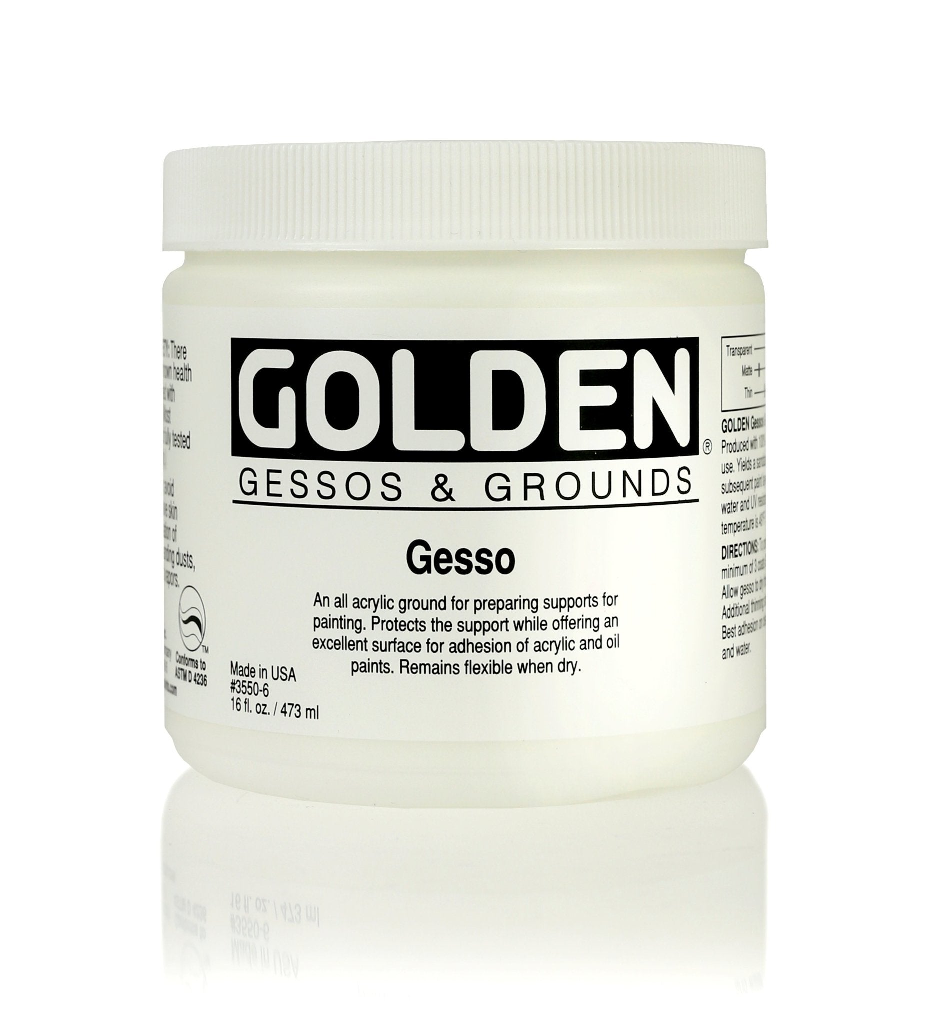 Golden Gesso 473ml – theartshop.com.au