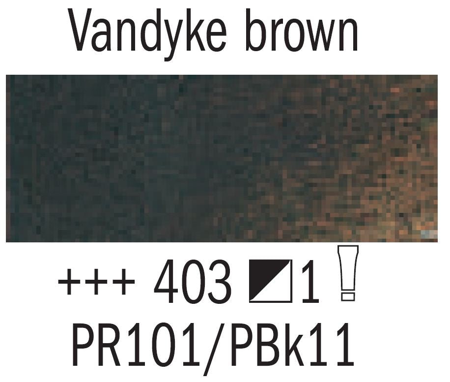 Rembrandt Oil 40ml 403 Vandyke Brown – theartshop.com.au