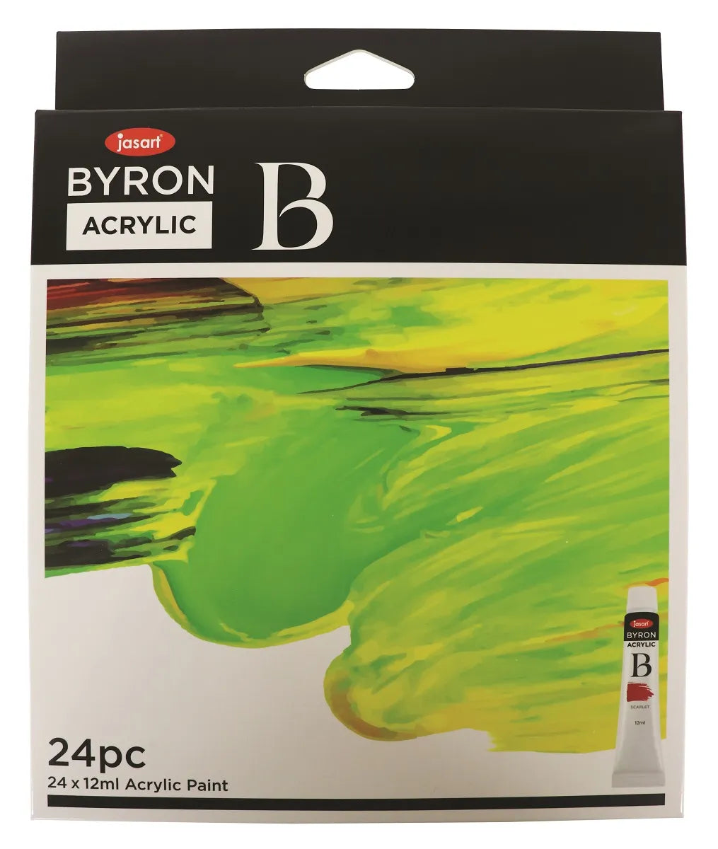 Jasart Byron 12ml Paint Set 24 Acrylic – theartshop.com.au