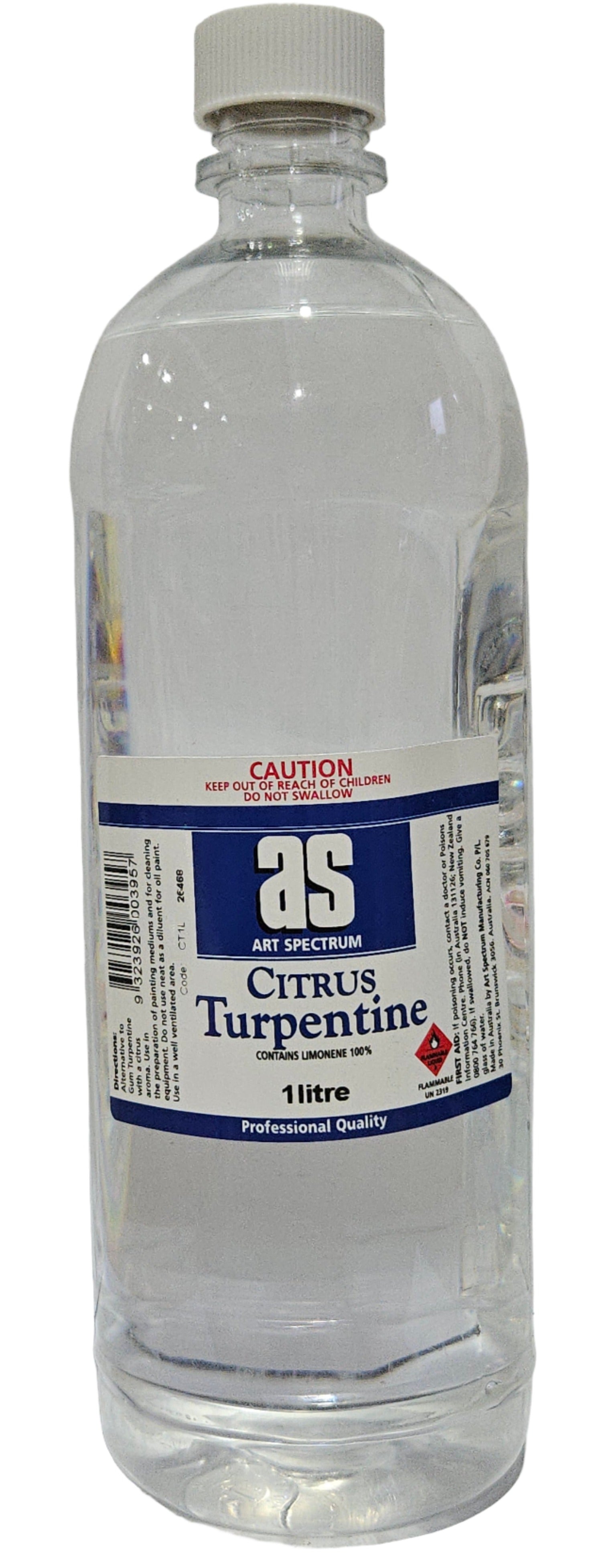 Art Spectrum Citrus Turpentine 1 Litre – theartshop.com.au
