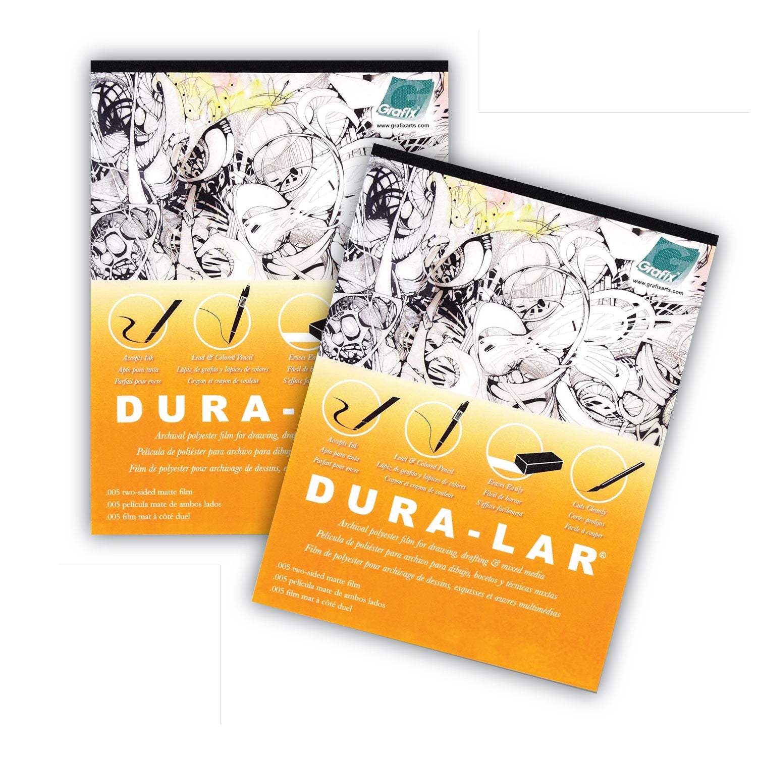 Grafix Dura-Lar Matte Sheets A3 Pkt of 10 .005 – theartshop.com.au