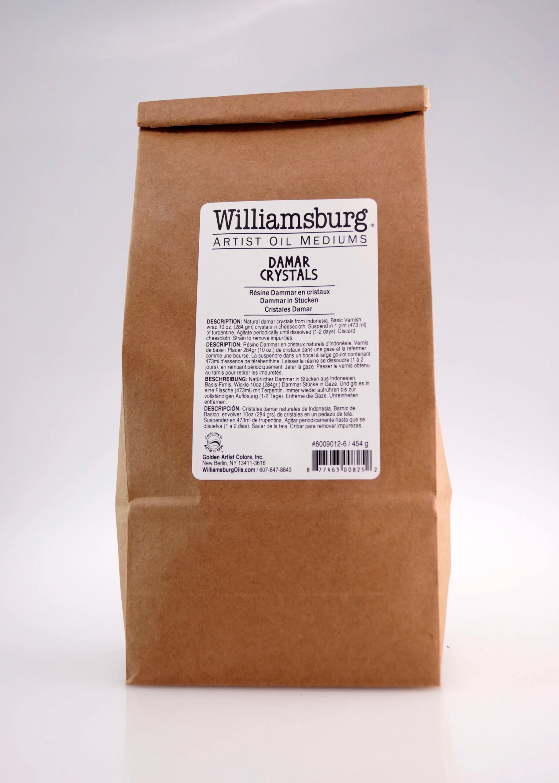 Williamsburg Damar Crystals 454g Bag – theartshop.com.au