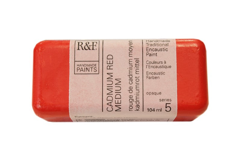 R&F Encaustic Wax Paint 104ml Cadmium Red Medium – theartshop.com.au