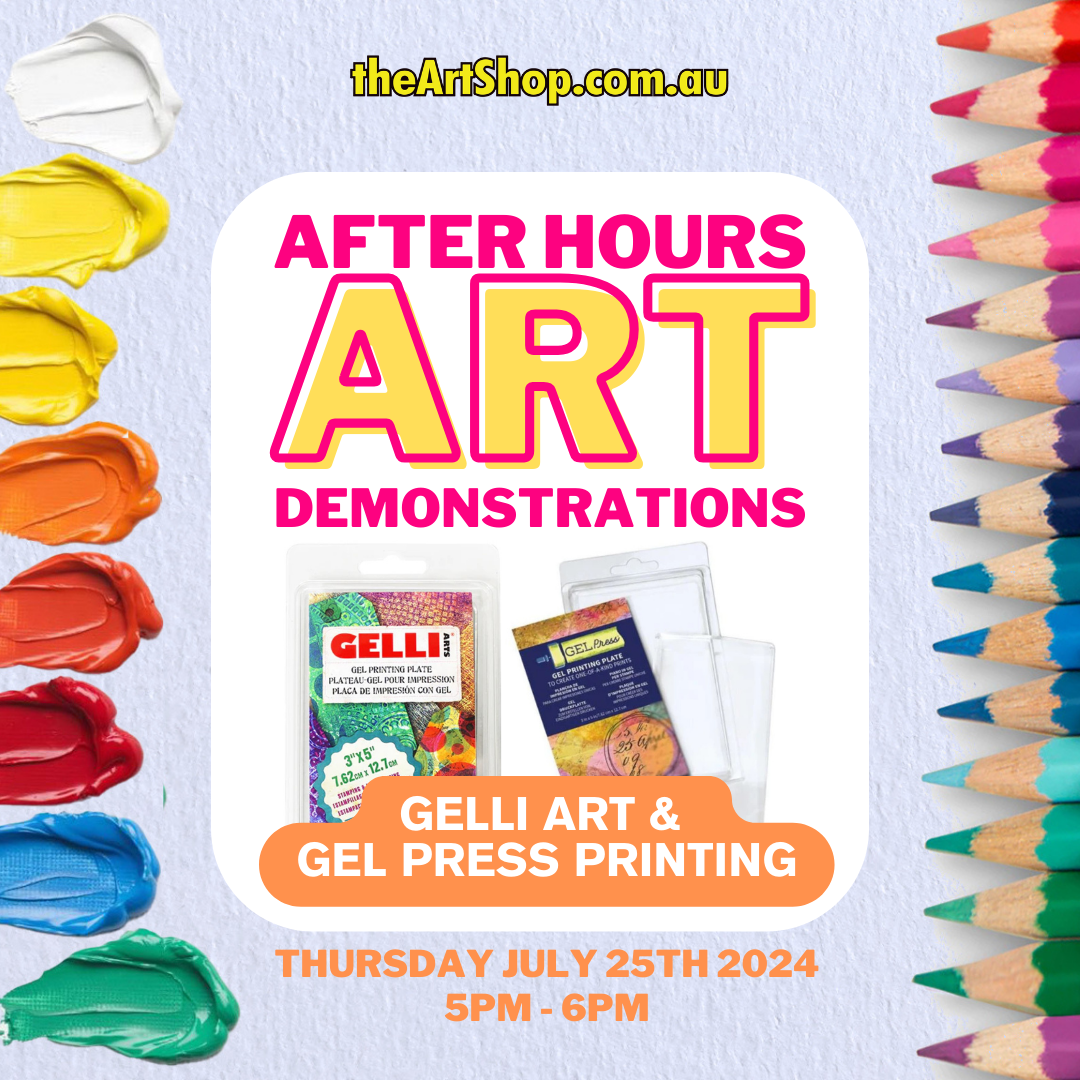 After Hours Art Demonstration - JULY 25th 2024 - Gelli Art & Gel Press ...