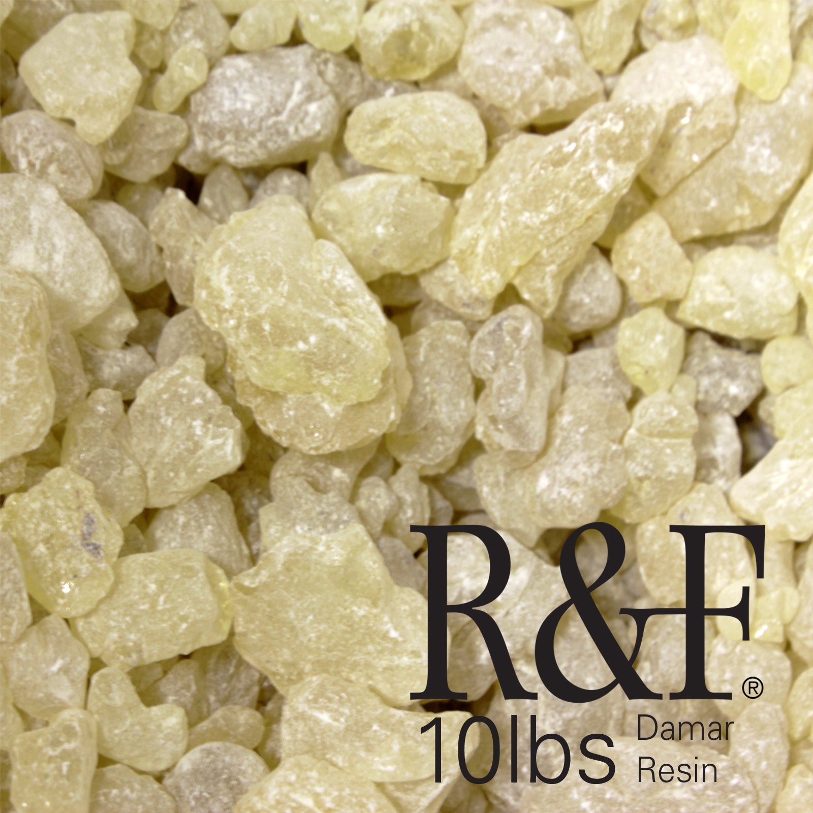 R&F Encaustic Damar Resin Crystals - Natural Hardener 10lb 4.54kg ...