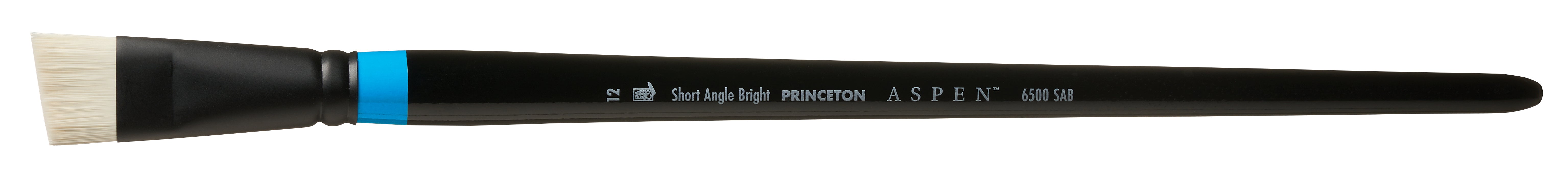 Princeton Aspen Synthetic Long Handle Short Angle Bright Size 12 ...