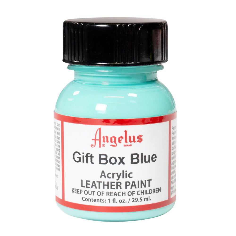 Angelus Leather Acrylic Paint 29.5ml Gift Box Blue – theartshop.com.au