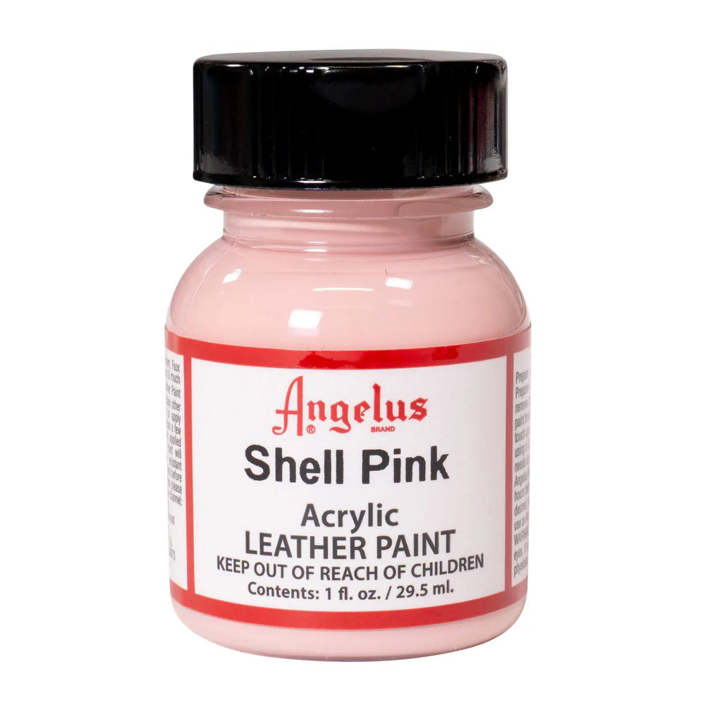 Angelus Leather Acrylic Paint 29.5ml Shell Pink – theartshop.com.au
