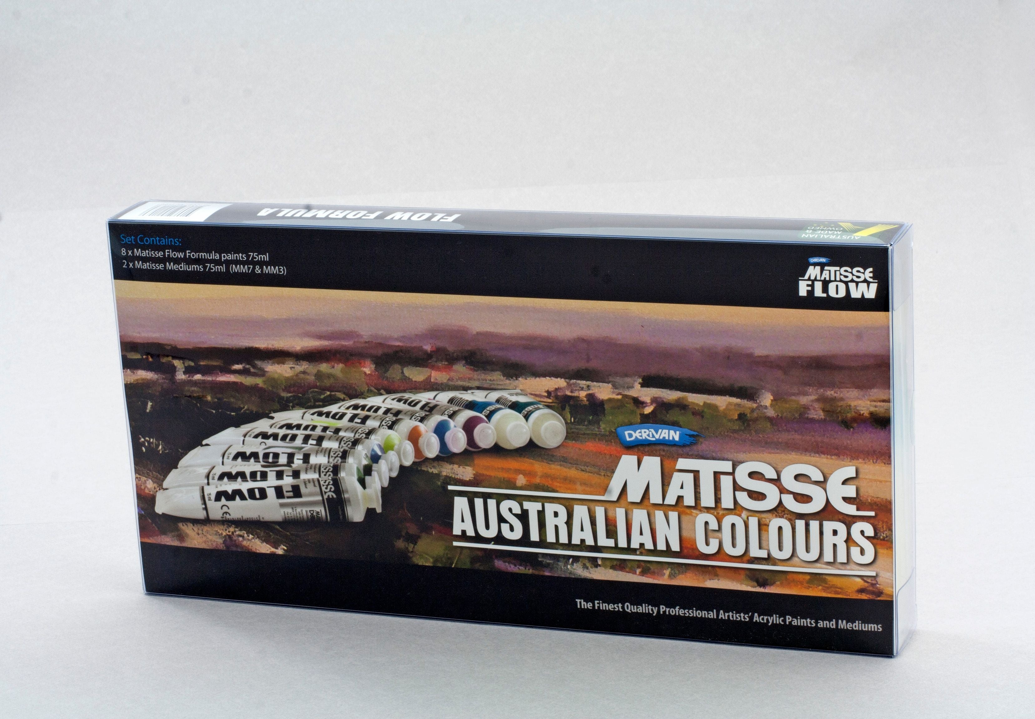 Matisse Flow Australian Colours Set 10 x 75ml – theartshop.com.au