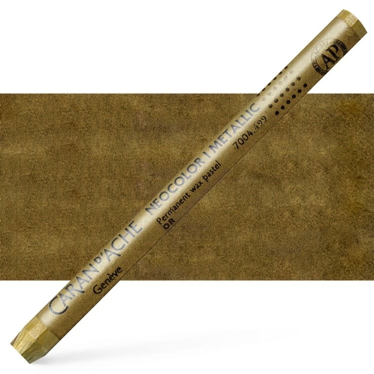 Caran d'Ache Neocolor I Wax Oil Pastel 499 Metallic Gold – theartshop ...