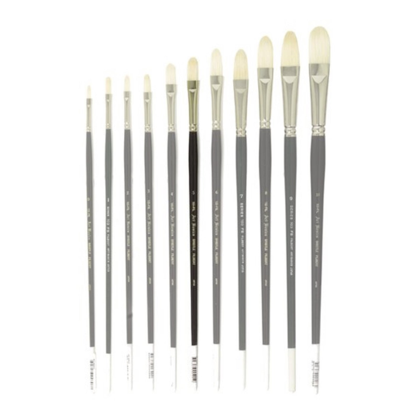 103FIL Art Basics Bristle Filbert Size 5 – theartshop.com.au