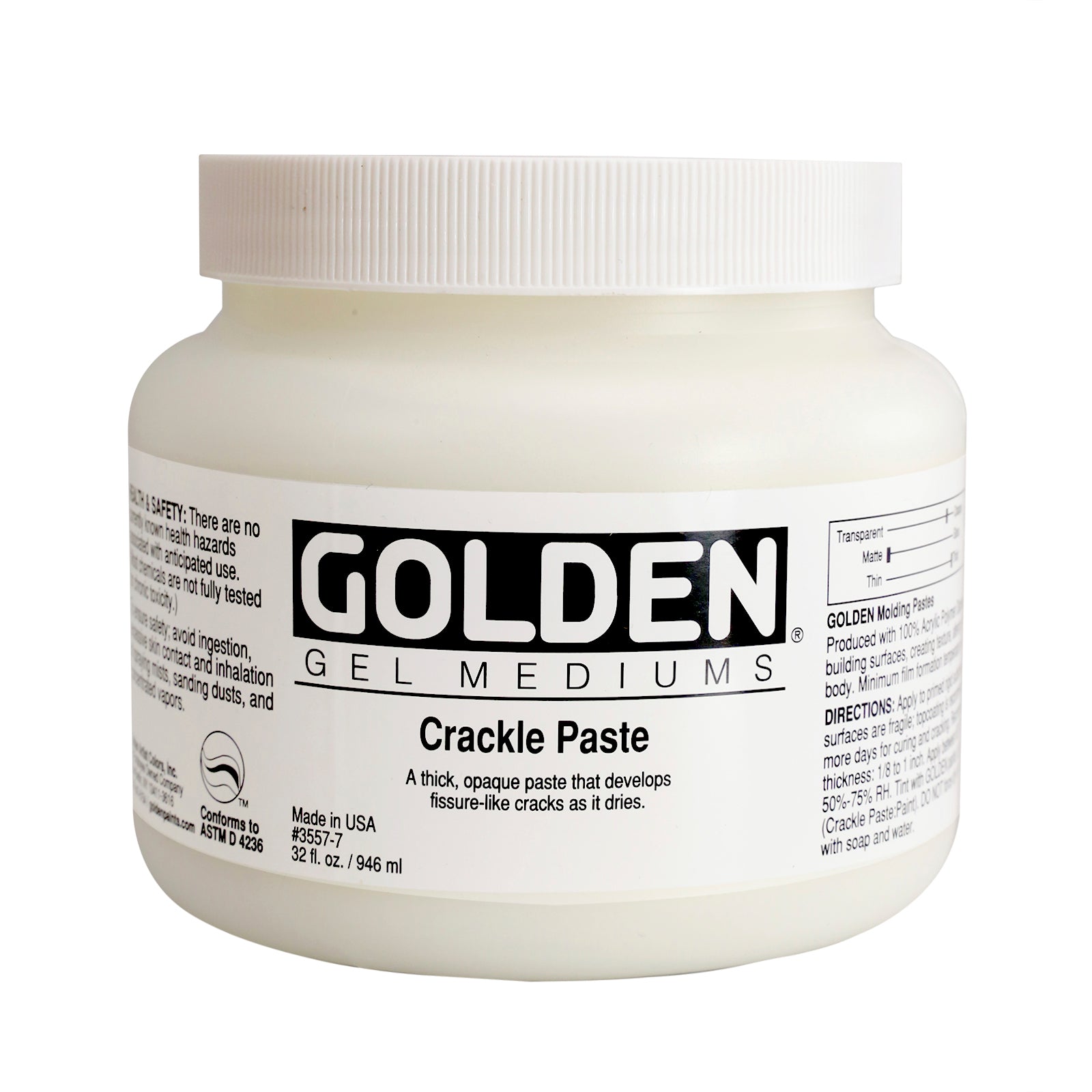 Golden Crackle Paste 946ml – theartshop.com.au