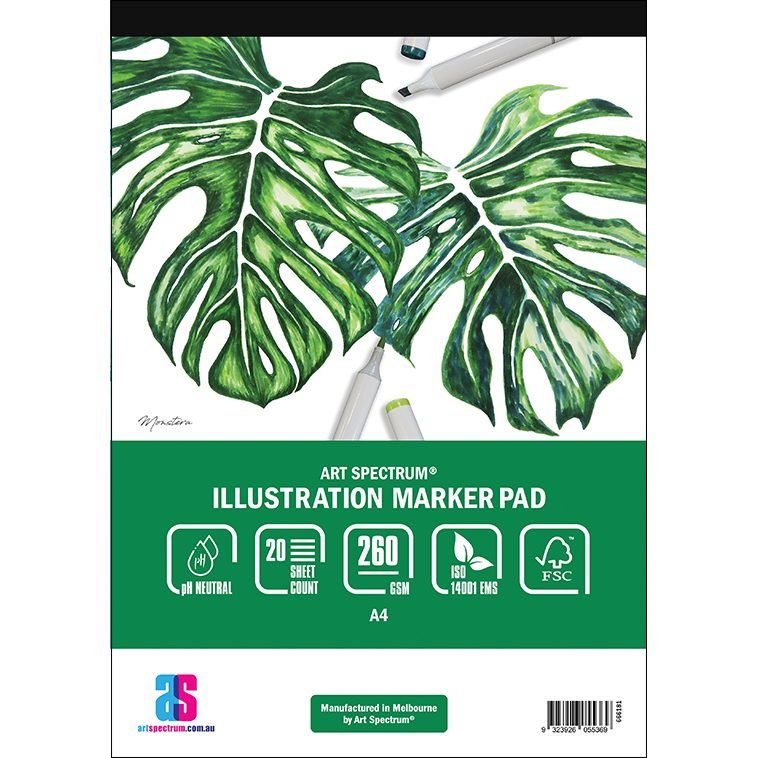 Art Spectrum Illustration Pad 260gsm 20 Sheet A4 – theartshop.com.au