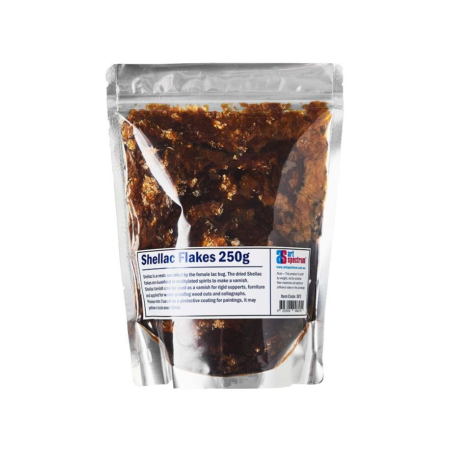 Shellac Flakes 250g – theartshop.com.au