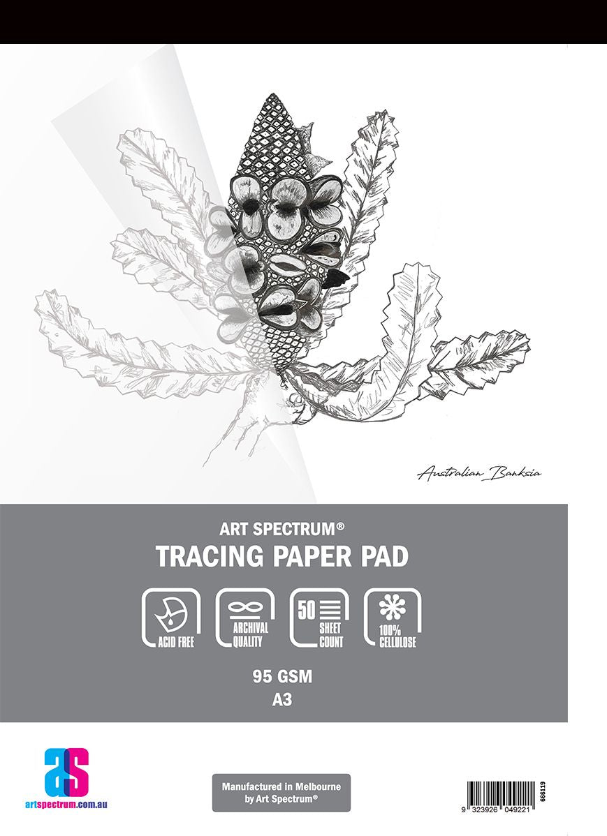 Art Spectrum Tracing Pad A3 95gsm - 50 Sheets – theartshop.com.au