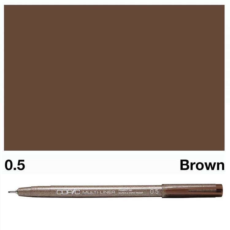 Brown Copic Multi Liners 0.5mm – theartshop.com.au