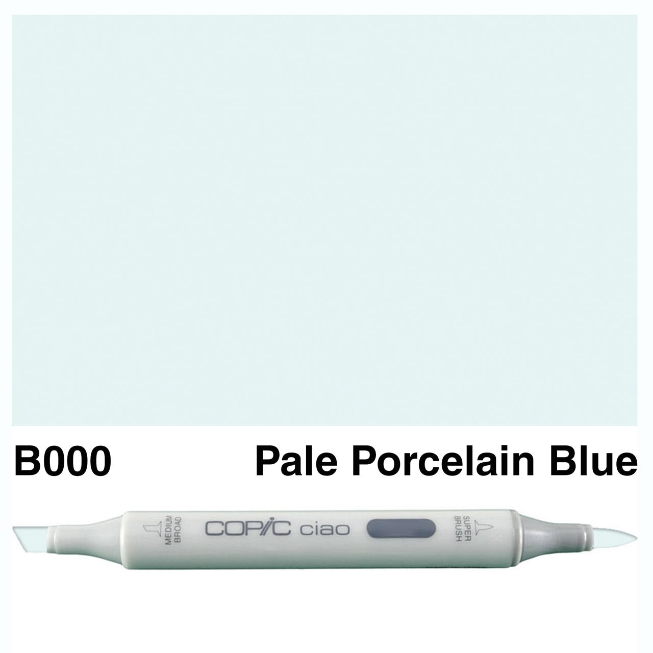 Copic Ciao B000 Pale Porcelaine Blue – theartshop.com.au