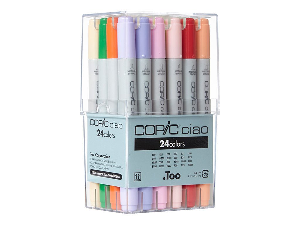 Copic Ciao Set 24 Asst – theartshop.com.au