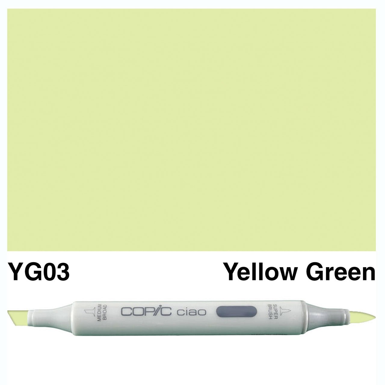 Copic Ciao YG03 Yellow Green – theartshop.com.au