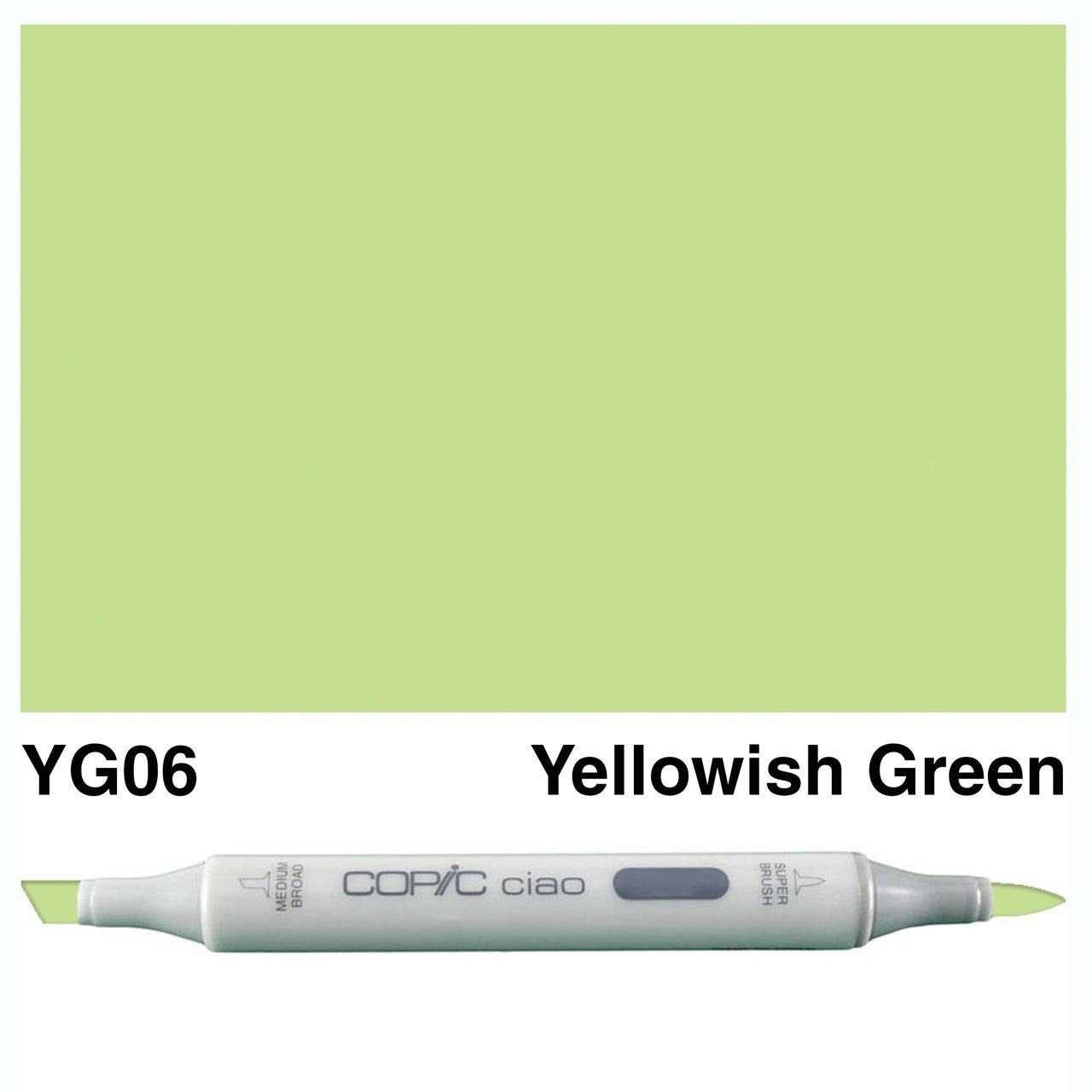 Copic Ciao YG06 Yellowish Green – theartshop.com.au