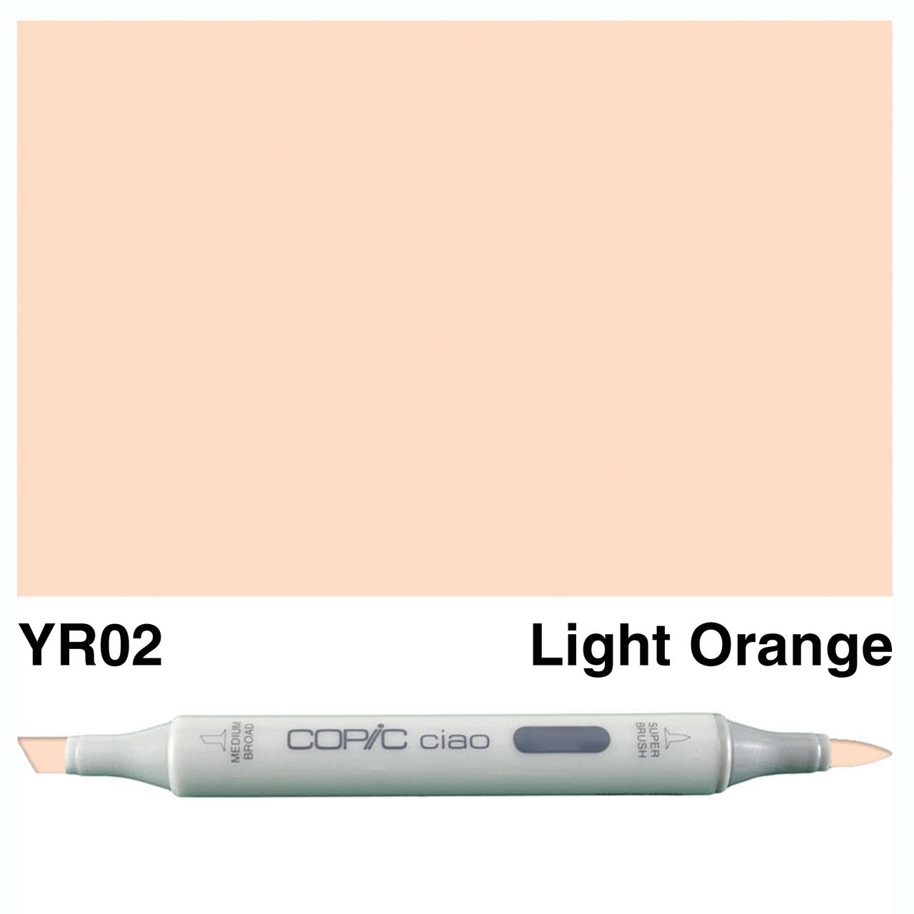 Copic Ciao YR02 Light Orange – theartshop.com.au