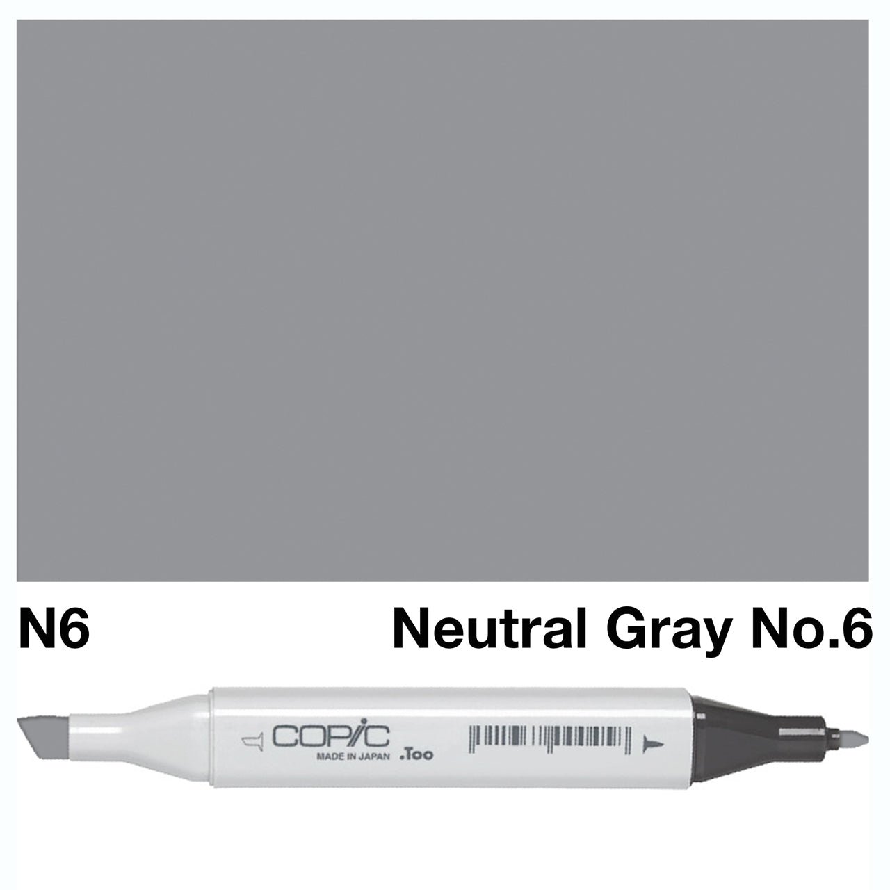 Copic Classic Marker N6 Neutral Gray No.6 – theartshop.com.au