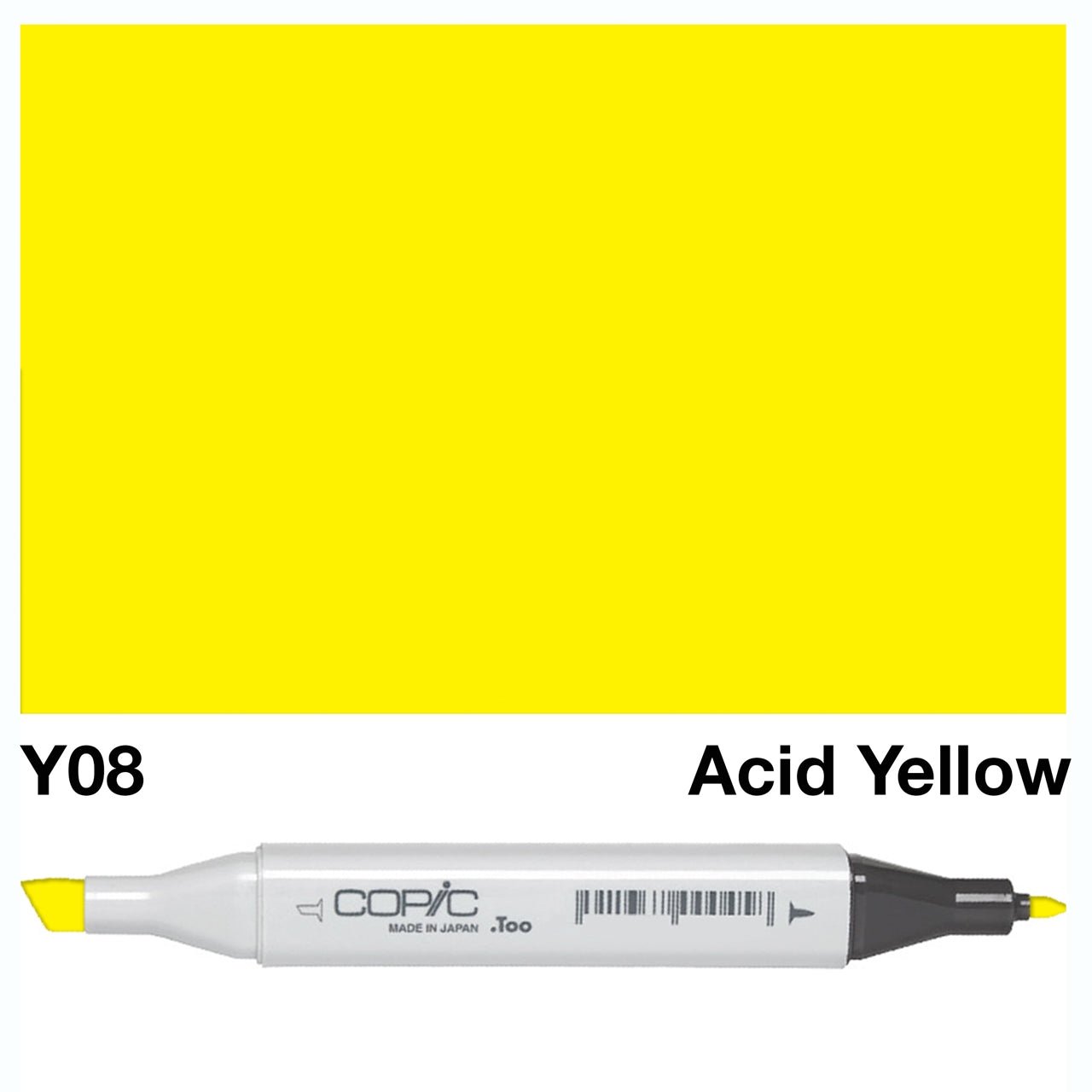 Copic Classic Marker Y08 Acid Yellow – theartshop.com.au