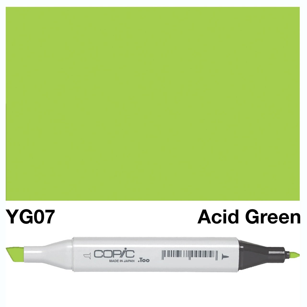 Copic Classic Marker YG07 Acid Green – theartshop.com.au