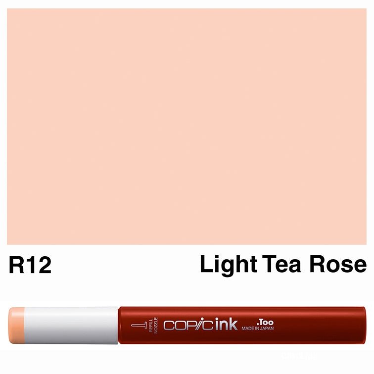 Copic Various Ink R12 Light Tea Rose – theartshop.com.au