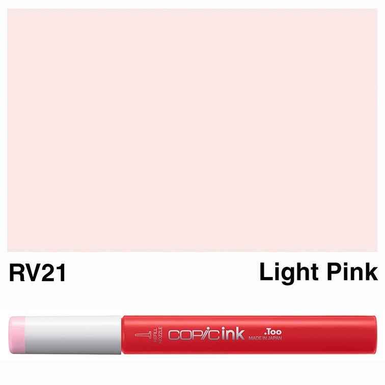 Copic Various Ink RV21 Light Pink – theartshop.com.au