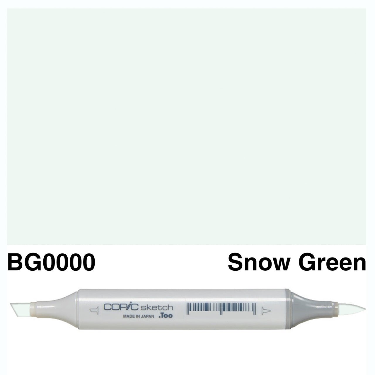 Copic Sketch BG0000 Snow Green – theartshop.com.au