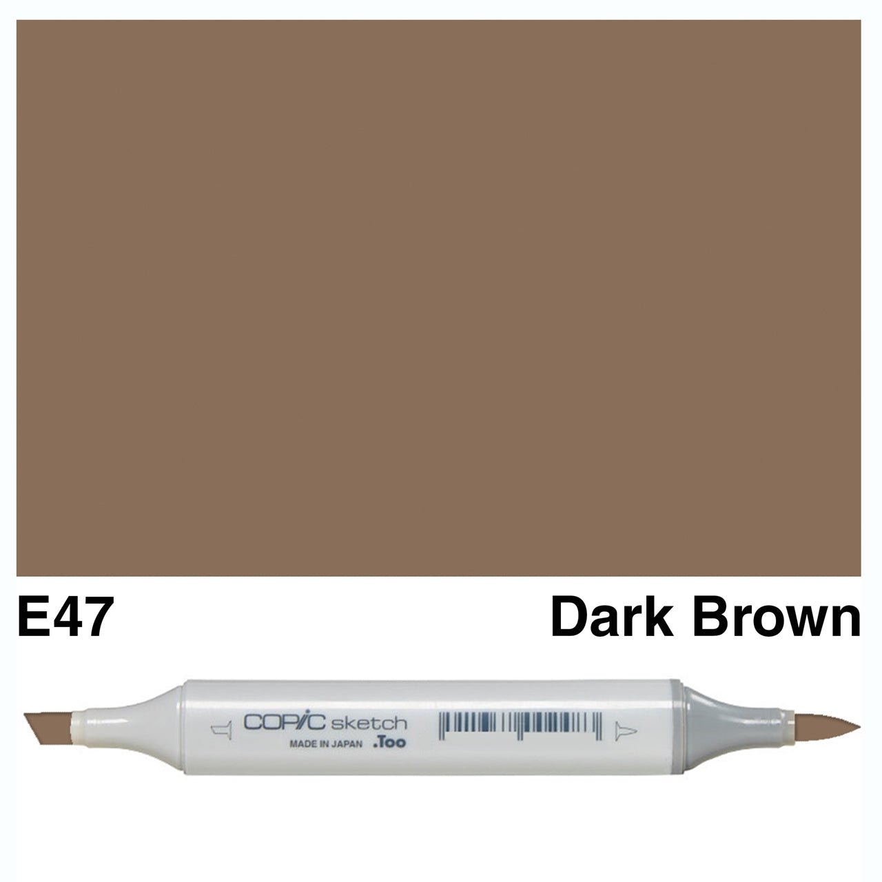 Copic Sketch E47 Dark Brown – theartshop.com.au