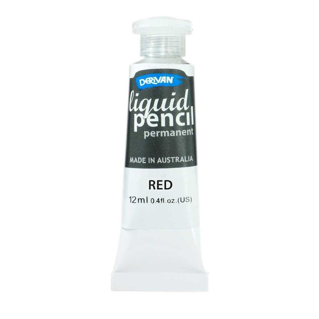 Derivan Liquid Pencil 50ml Permanent Red – theartshop.com.au