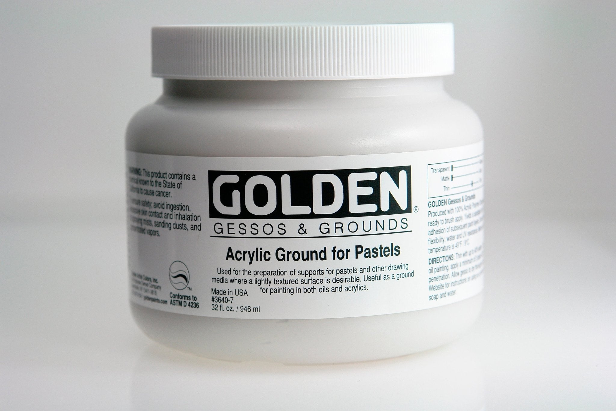 Golden Acrylic Ground for Pastels 946ml – theartshop.com.au