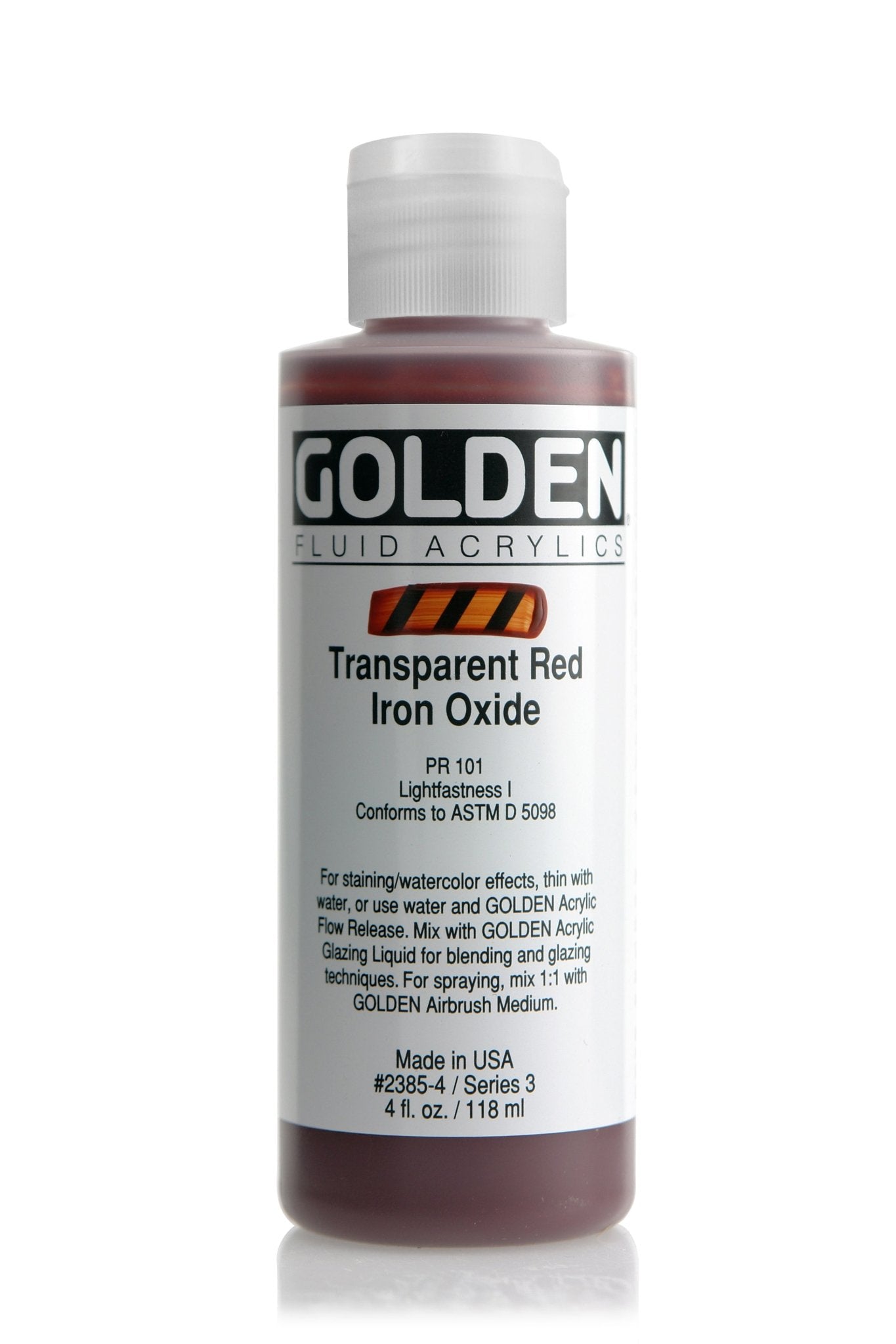 Golden Fluid Acrylic 118ml Transparent Red Iron Oxide – theartshop.com.au