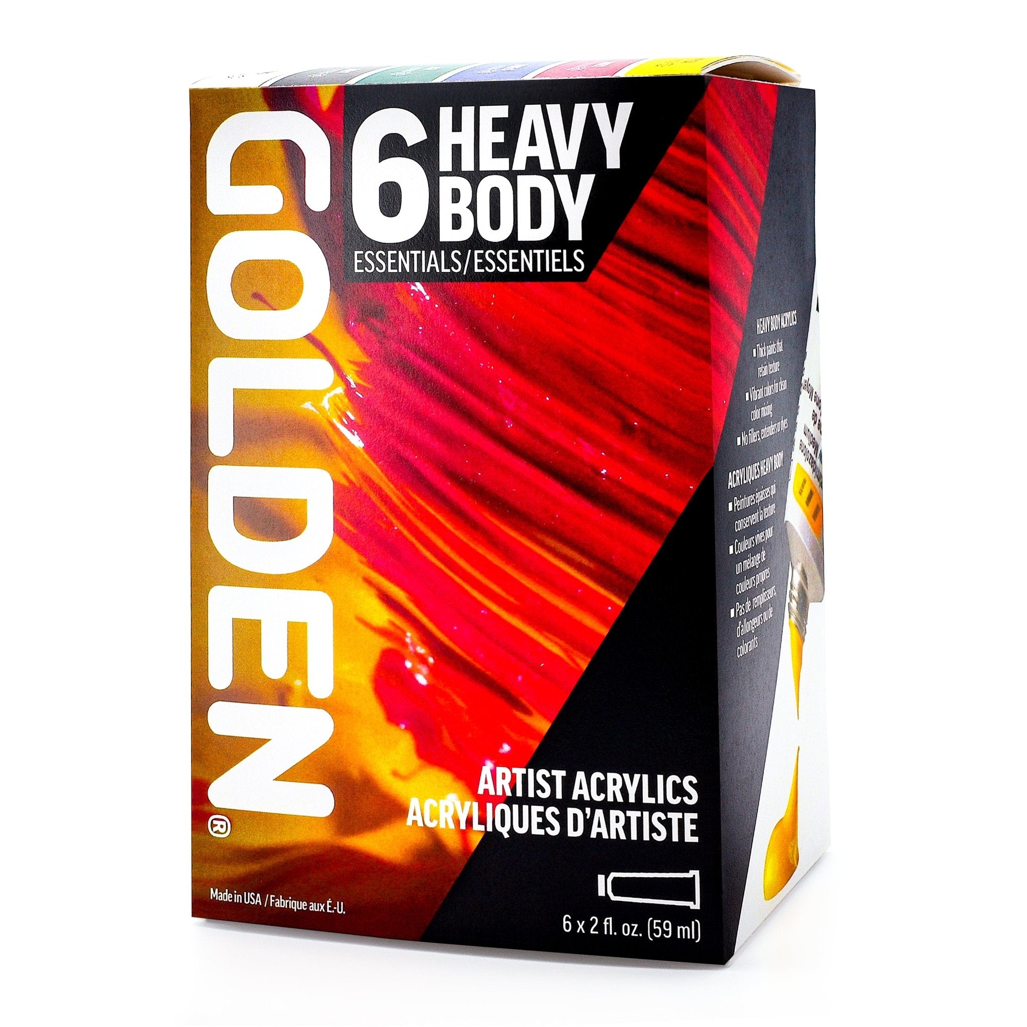 Golden Heavy Body Essentials Set 6 x 59ml – theartshop.com.au