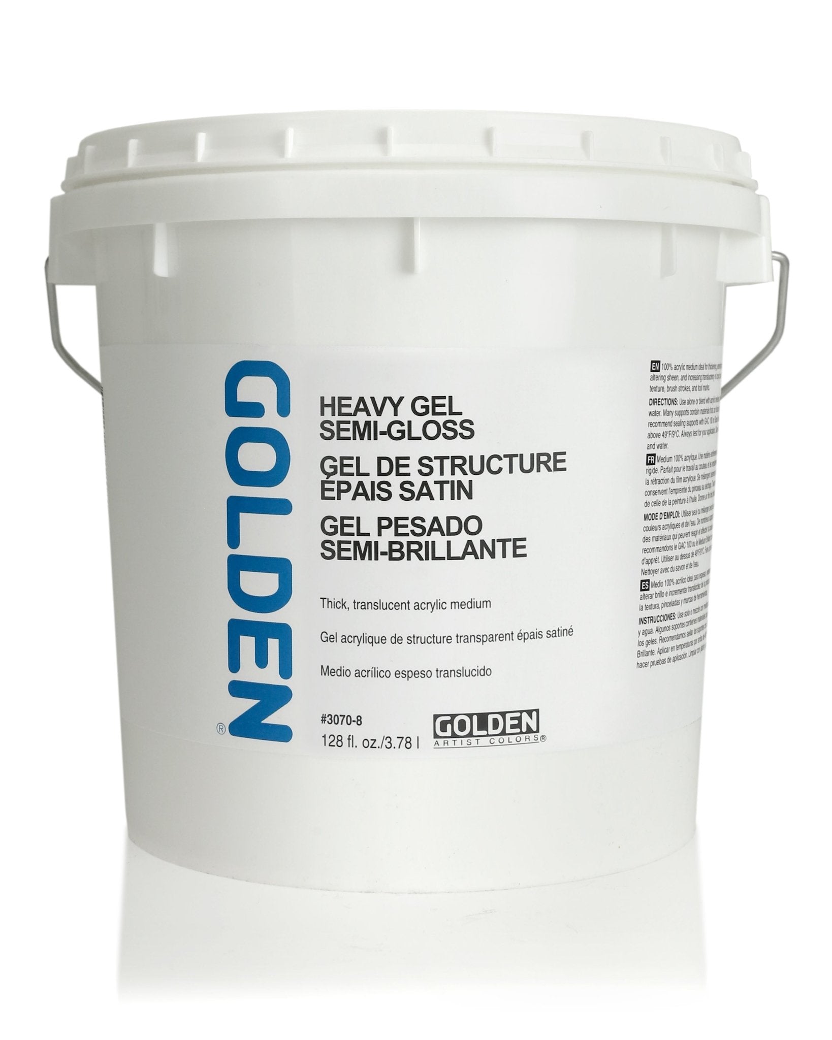 Golden Heavy Gel (Semi-Gloss) 3.78L – theartshop.com.au