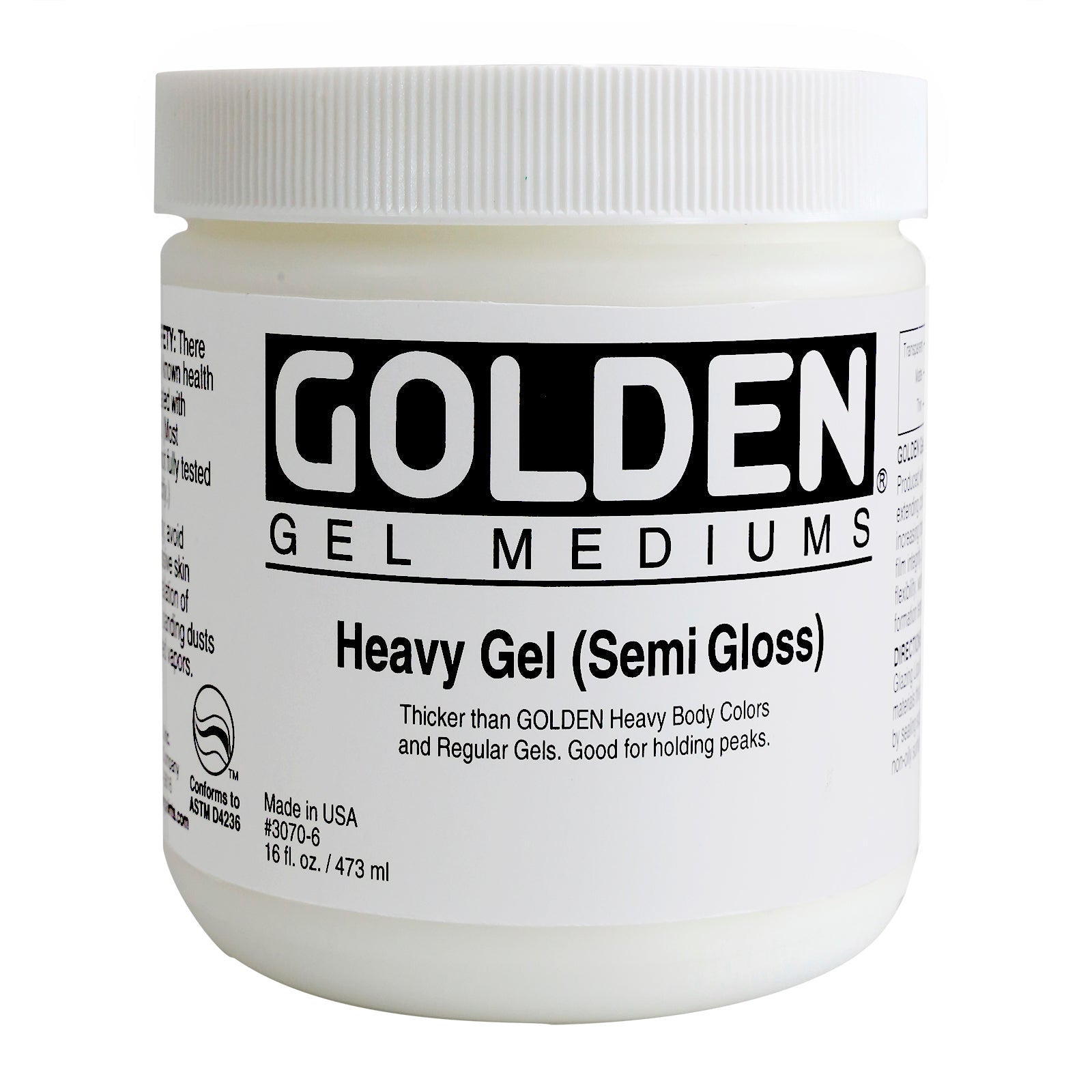 Golden Heavy Gel (Semi-Gloss) 473ml – theartshop.com.au