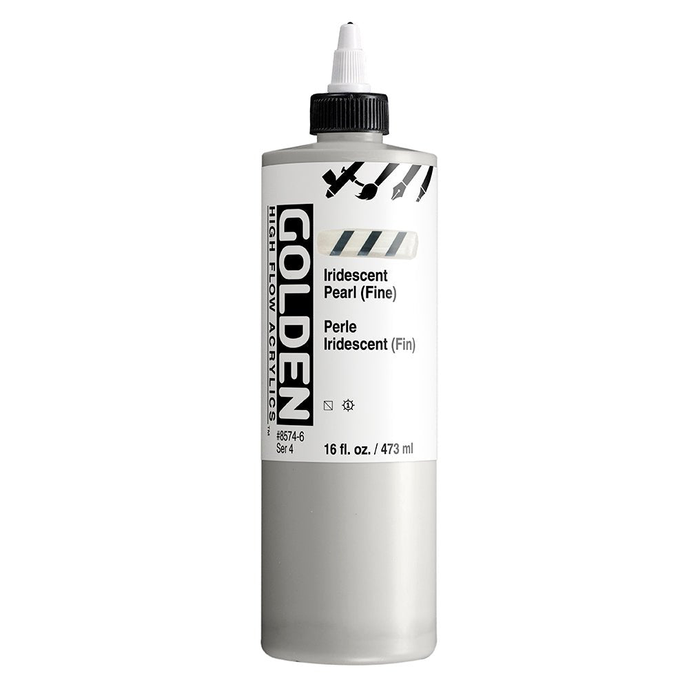 Golden Hi Flow Acrylic 473ml Iridescent Pearl (Fine) – theartshop.com.au