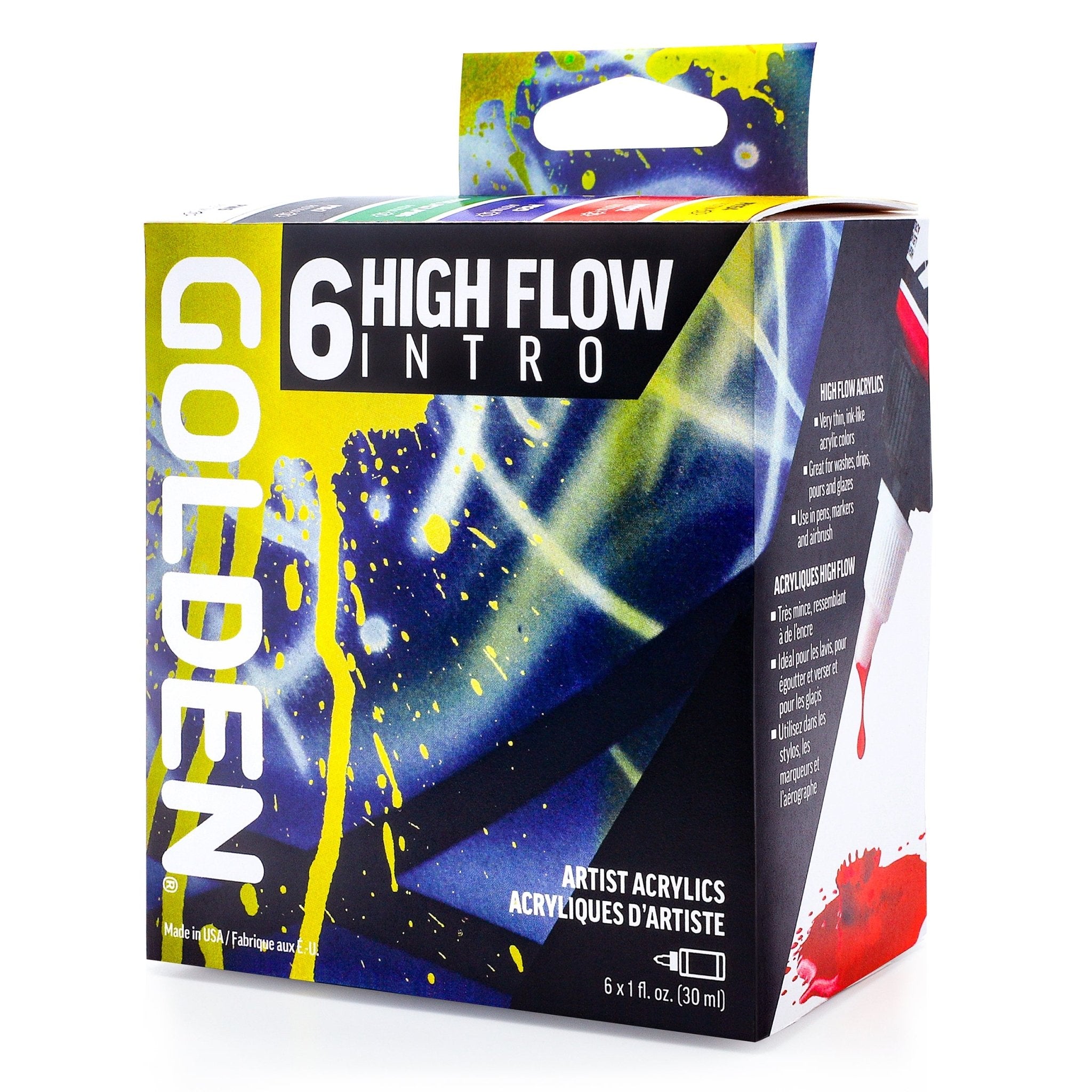 Golden High Flow Intro Set 6 x 30ml – theartshop.com.au