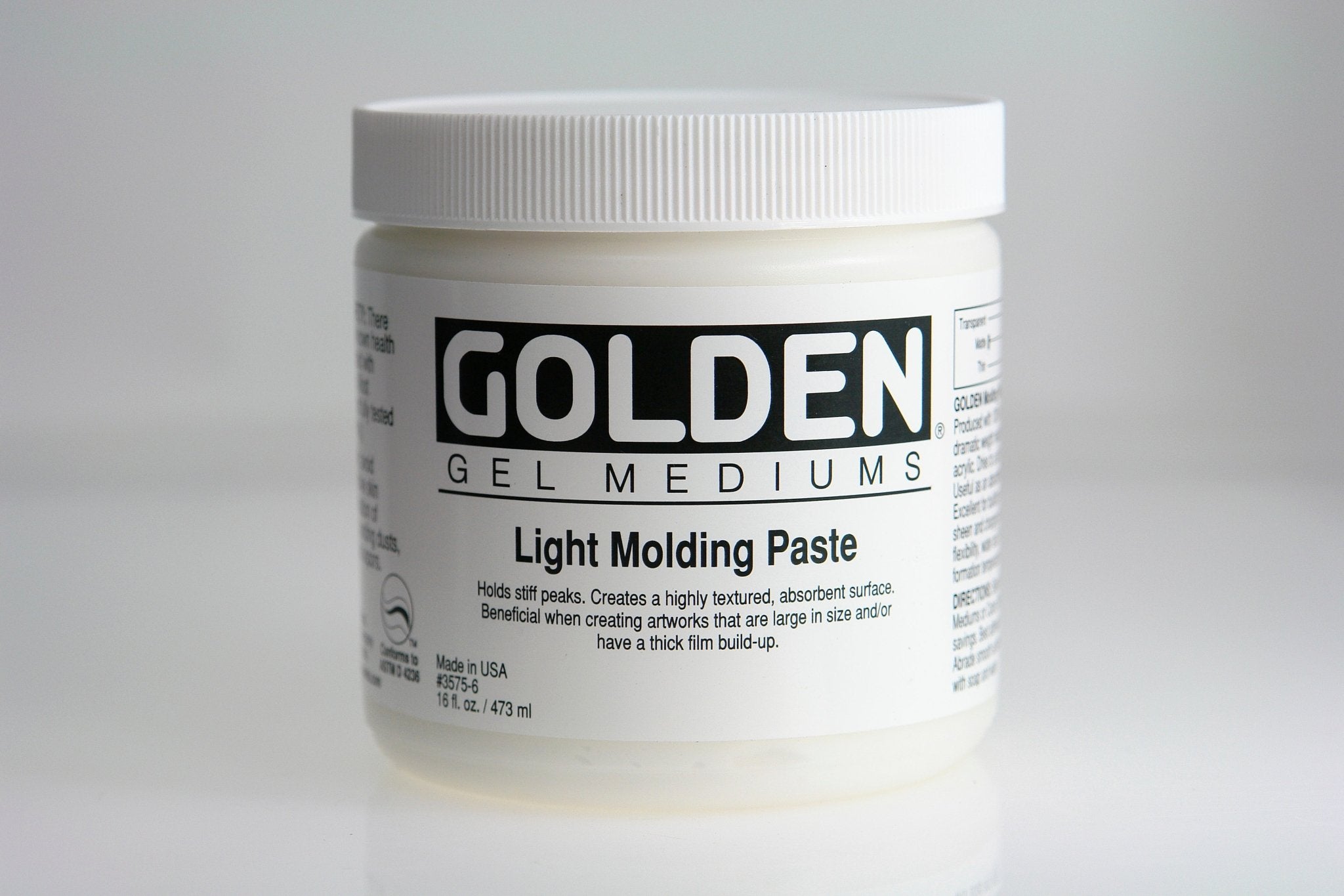 Golden Light Molding Paste 473ml – theartshop.com.au