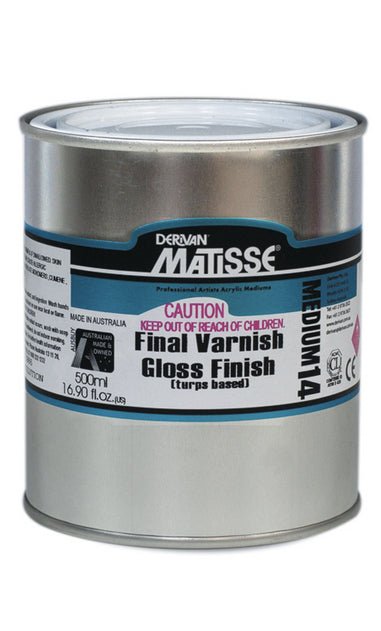 High Gloss Varnish (Turps Based) 500ml – theartshop.com.au