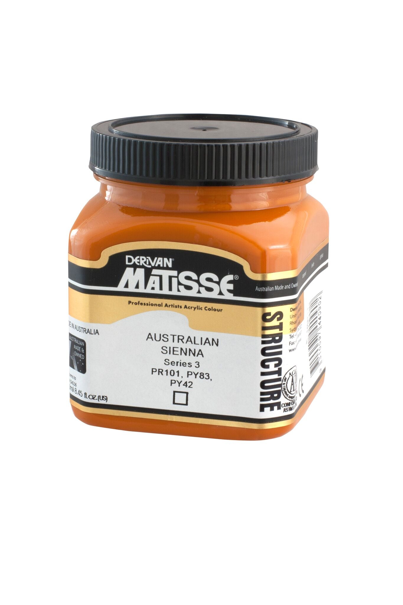 Matisse Structure 250ml Series 3 Australian Sienna – theartshop.com.au