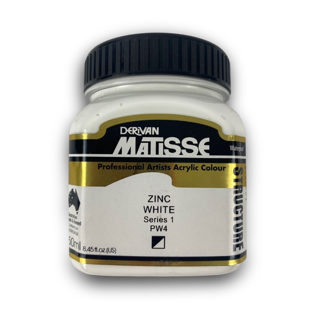Matisse Structure 250ml Series 1 Zinc White – theartshop.com.au
