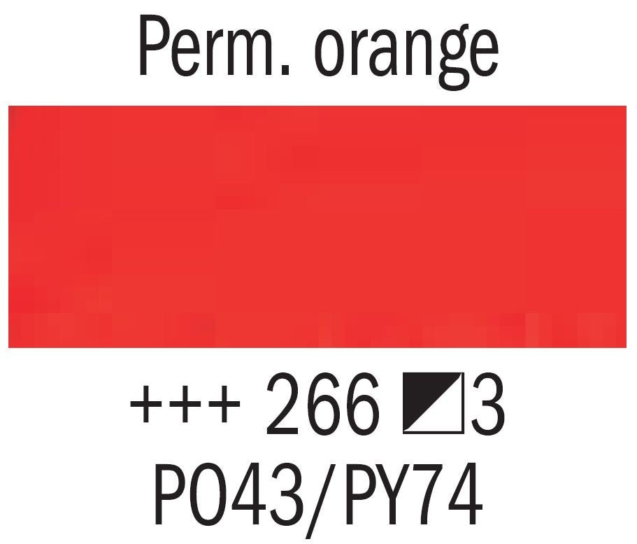 Rembrandt Acrylic 40ml 266 Permanent Orange – theartshop.com.au